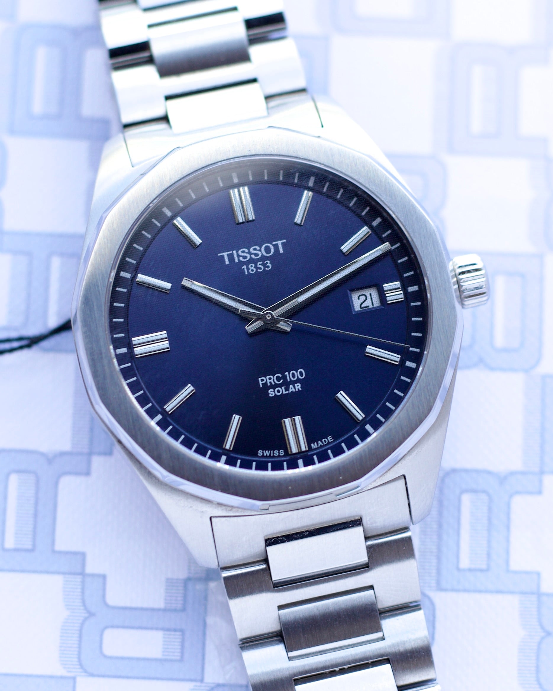 2025 Tissot PRC 100 Solar Quartz T151.422.11.041.00 39mm – Mimo's JW