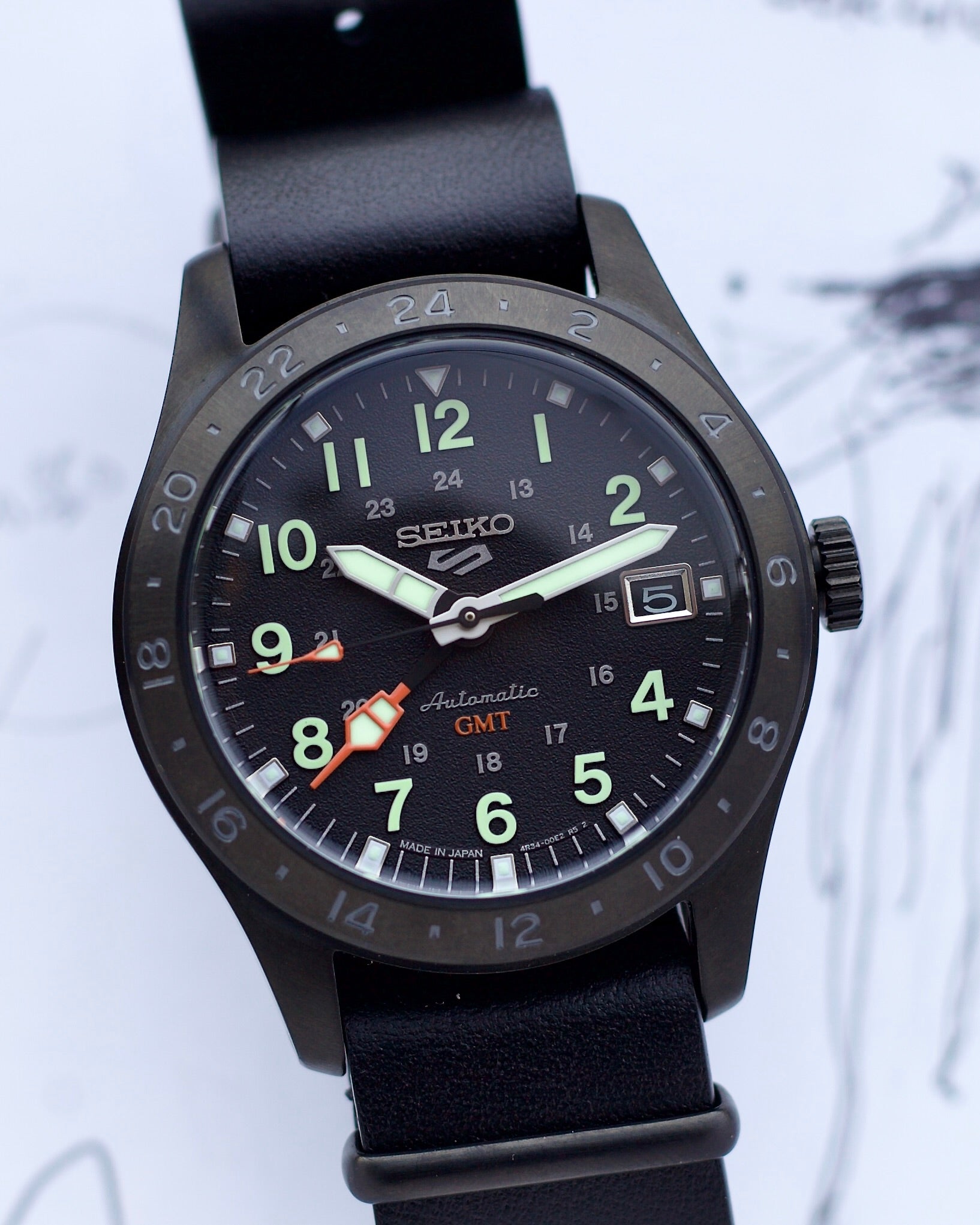 2024 Seiko 5 Sports Field GMT SSK025 39.40mm – Mimo's JW