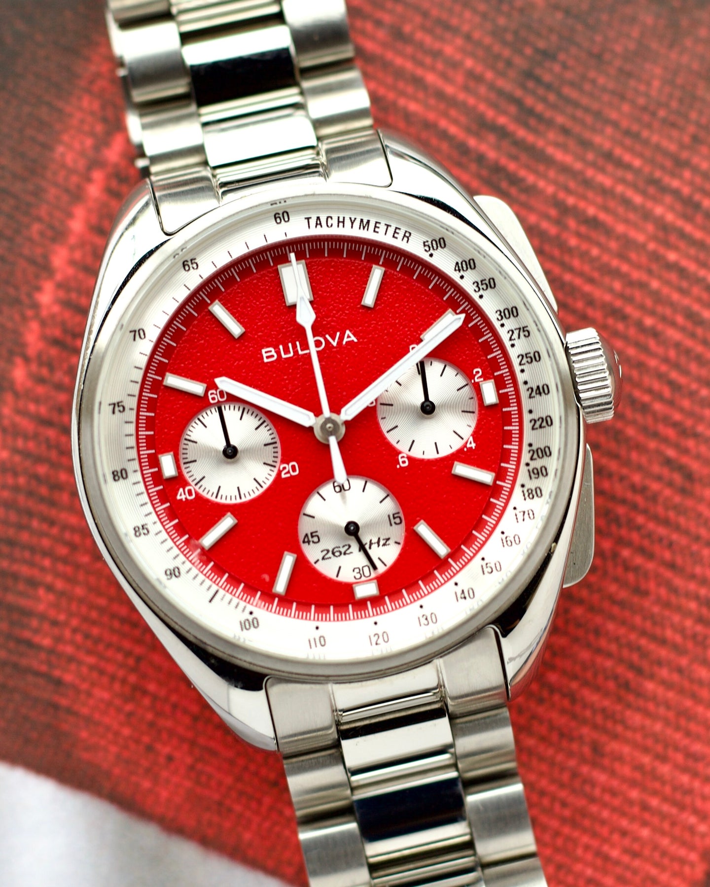 2024 Bulova Lunar Pilot Red 43.5mm 96K115 – Mimo's JW
